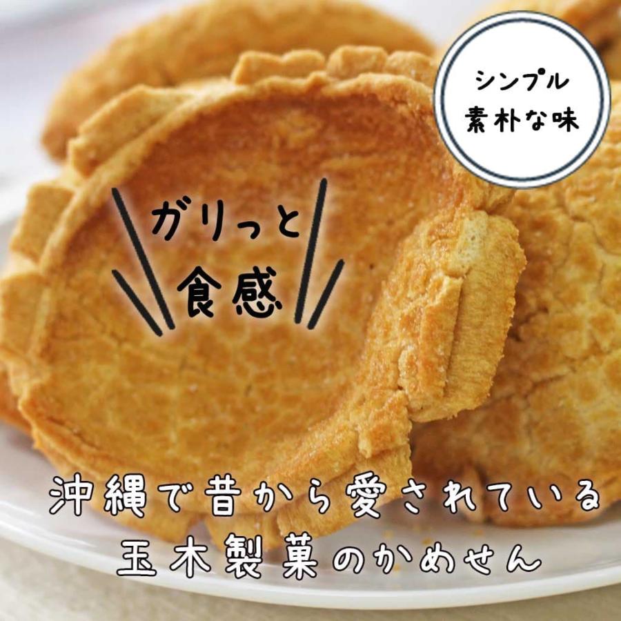 かめせん 7枚入り 塩味 亀の甲 せんべい 沖縄駄菓子 亀せんべい 玉木