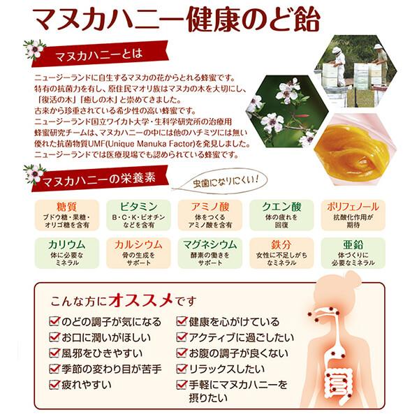 マヌカハニー 飴 ドロップ マヌカハニーをそのまま包み込んだのど飴 73g 5個セット : ダイエットラボ - 通販 - Yahoo!ショッピング