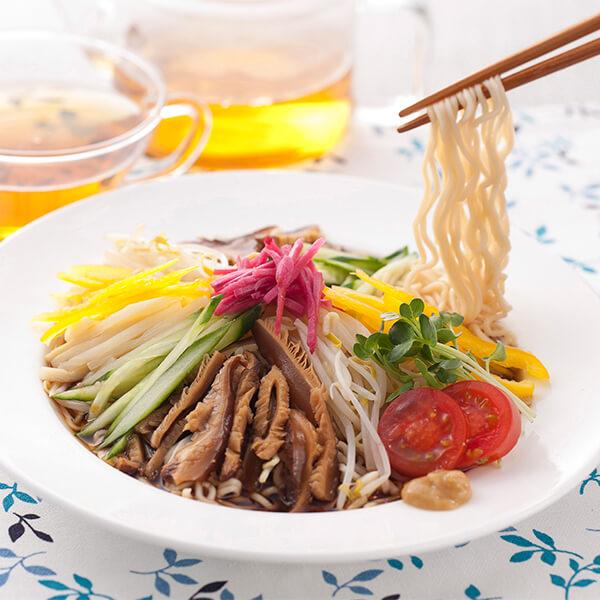 【ビッグボーナス！ポイント最大+11%！】冷やし中華 乾麺 無添加 オーサワのベジ冷し中華（しょうゆだれ）121g(うち麺80g) 送料無料 : ダイエットラボ - 通販 - Yahoo!ショッピング