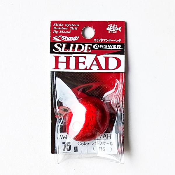 Shout! スライドアンサーヘッド 75g #レッドスケール / シャウト！フィッシャーマンズツール : 沖之島商店Yahoo!店 - 通販 - Yahoo!ショッピング
