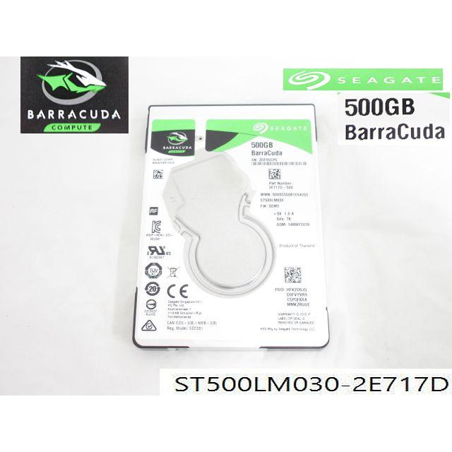 S3594R Seagate BarraCuda ST500LM030-2E717D ★2.5インチHDD 500GB SATAフォーマット ...