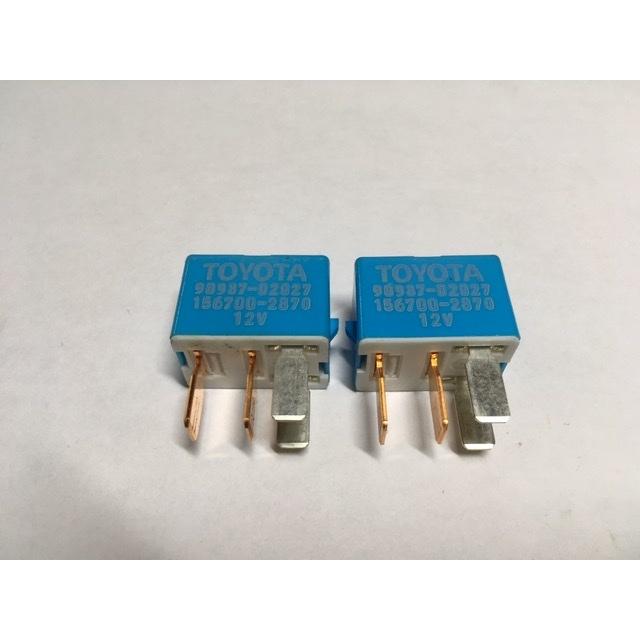 デンソー リレー 2個 12V 未テスト トヨタ 車から 純正 90987-02027 DENSO 156700-2870 : OKATA Recycle Parts - 通販 - Yahoo ...