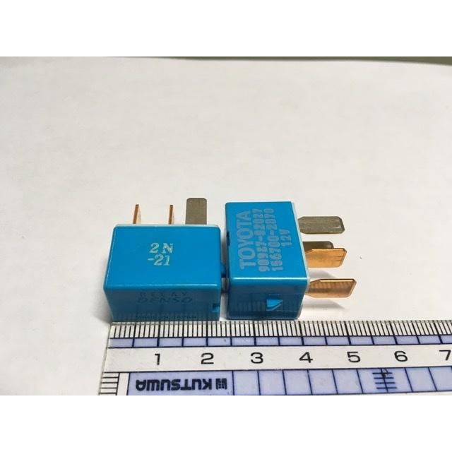 デンソー リレー 2個 12V 未テスト トヨタ 車から 純正 90987-02027 DENSO 156700-2870 : OKATA Recycle Parts - 通販 - Yahoo ...