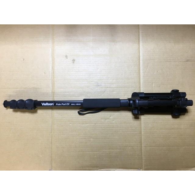 一脚 小型三脚 セット 仕入品 Velbon 全高約1795mm 最低高約570mm 4段 雲台取付ネジ径約6mm : OKATA ...