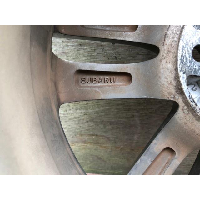 16インチ アルミ ホイール 夏 タイヤ 1本 レガシィ BR9 スバル 205/60R16 16×6.5J 残溝約6.5mm 2020年製 ...