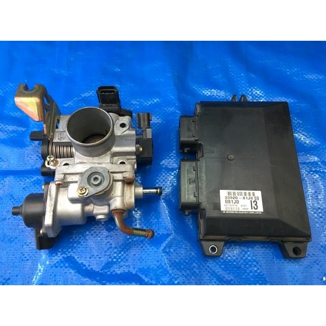 スロットル ボディ エンジン コンピューター MRワゴン MF22S スズキ 純正 K6A AT 13400-58JV0 33920-81J00 チャンバー : OKATA Recycle ...