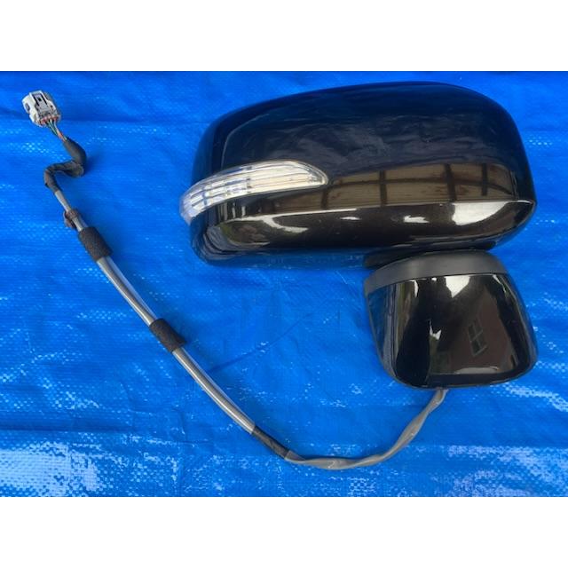 ミラー 右 ウインカー ムーヴ X カスタム L175S ダイハツ X10 アストラルブラッククリスタルマイカ 7ピン 電格 電動格納 サイド ...