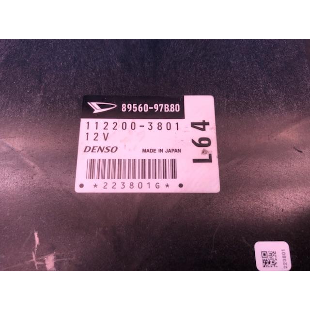 エンジン コンピューター ミラ L700S ダイハツ 純正 EF-VE 4AT 2WD 89560-97B80 DENSO 112200-3801 ECU CPU : OKATA ...