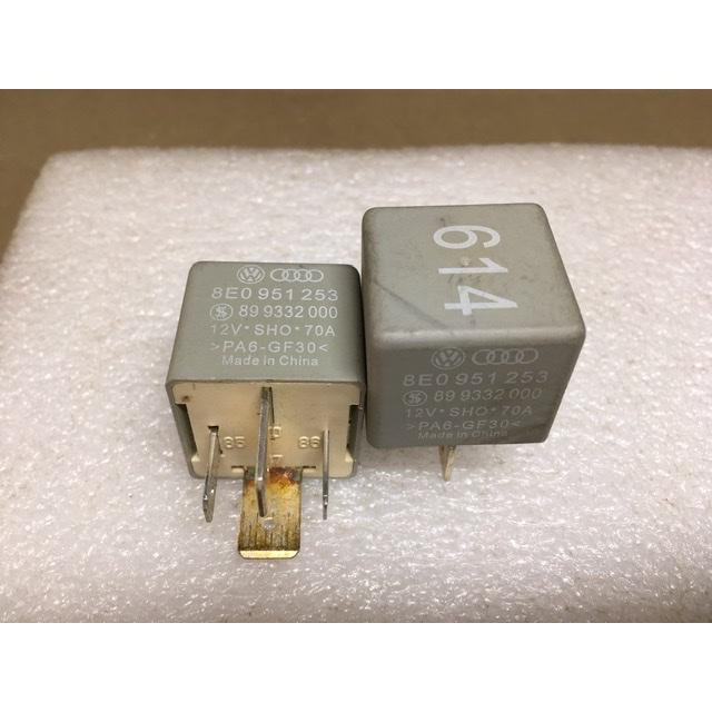 リレー 2個 12V 未テスト フォルクスワーゲン VW アウディ 89 9332 000 8E0 951 253 8E0951253 ...