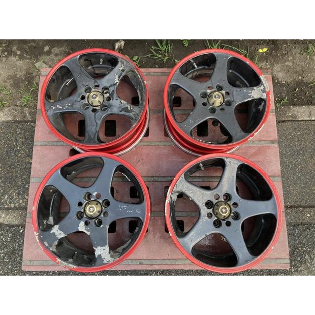 WORK EWING RSZ アルミ ホイール 4本 セット イスト トヨタ 15×7.0JJ ハブ径約72mm 補修前提 現状引渡 ...