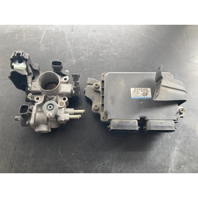 スロットル ボディ エンジン コンピューター ワゴンR MH23S スズキ K6A AT FF 13400-85K00 33910-82KA0 ...