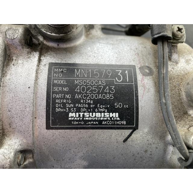 コンプレッサー アイ I HA1W ミツビシ 3B20 MN157931 AKC200A085 クーラー エアコン : OKATA Recycle Parts - 通販 - Yahoo!ショッピング