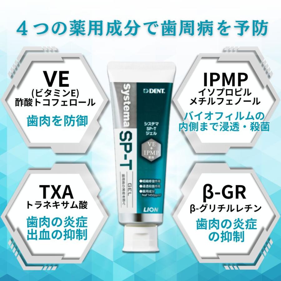 システマ ライオン SP-Tジェル 85g×3本 LION Systema SPT geL sptジェル 歯科専売品 : お口の専門店 - 通販 - Yahoo!ショッピング