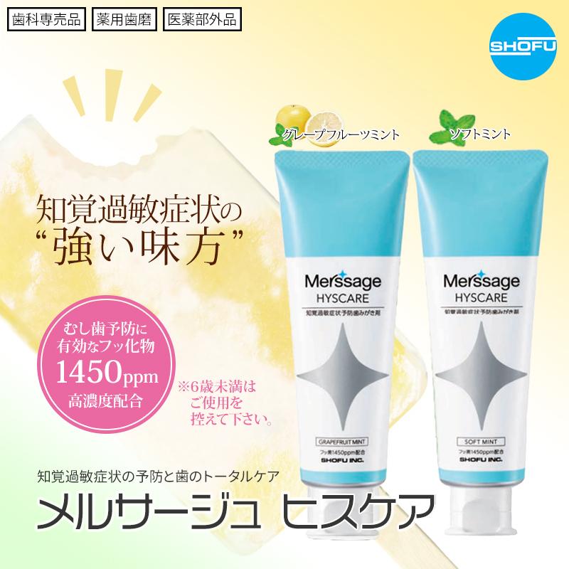 松風 "7/20 12〜16時 タイムセール！" メルサージュ ヒスケア 80g フッ素濃度1450ppm 1本 歯科専売品 最短即日出荷" : お口の専門店 - 通販 - Yahoo!ショッピング