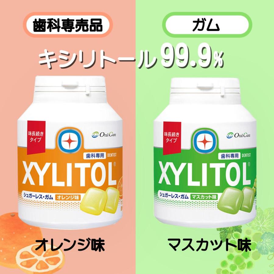 XYLITOL ロッテ 味長続き キシリトールガム ボトルタイプ 153g×12本 送料無料 キシリトール100％ 歯科専売 : お口の専門店 - 通販 - Yahoo!ショッピング