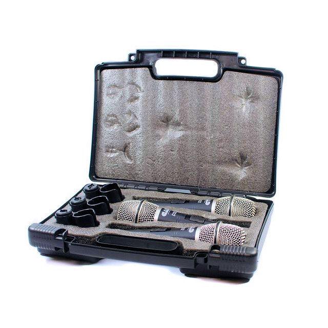 CAD Audio D32 X 3 ダイナミック・ボーカル・マイクロフォン 3本パック ハードケース付き :cad-audio-d32:楽器の ...