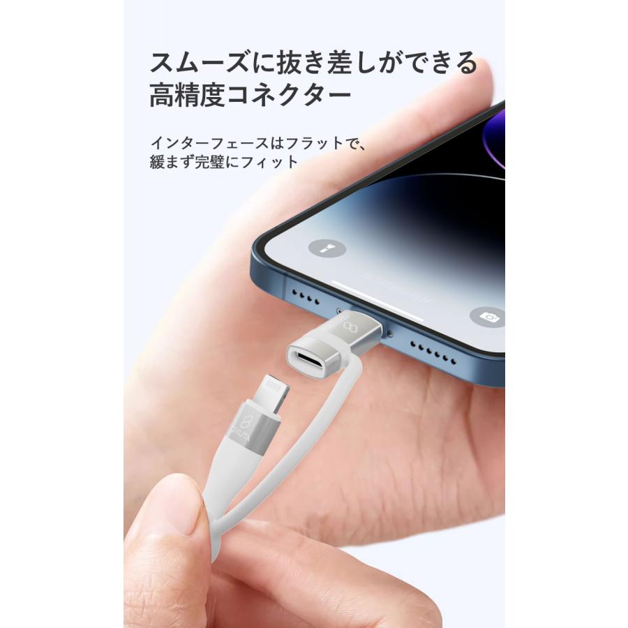 OKUTA iphone15 変換アダプタ ライトニングからタイプC 変換アダプター Lightning to Type-C type-c usb type−c iphone 充電 ケーブル ...