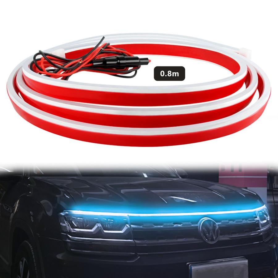 GZRUICA LED テープ フードライト LEDテープライト 車用 防水 側面発光 極薄型 シリコン 流れる LEDテープ ボンネットラ : OLC-store - 通販 - Yahoo ...
