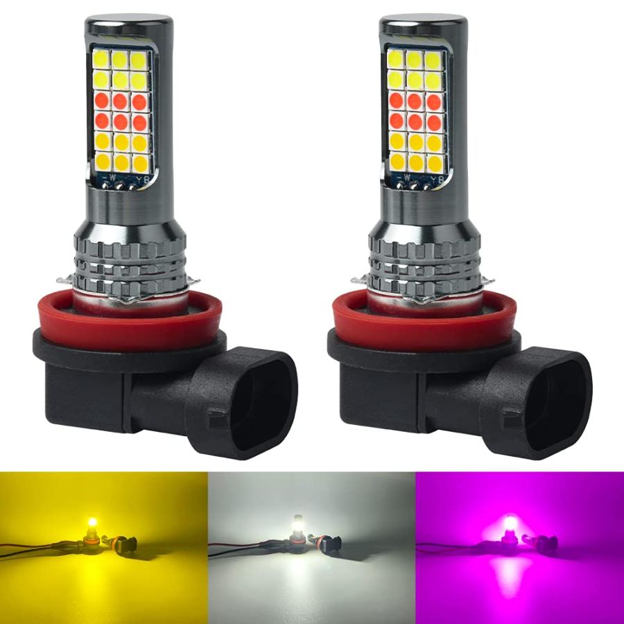MAZERO LED フォグランプ H8 H11 H16 フォグ イエロー ホワイト ピンク 3色切り替え LEDバルブ 黄色 白 マゼンタ : OLC-store - 通販 - Yahoo ...