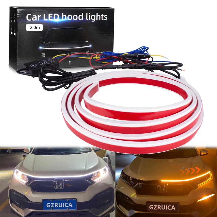 GZRUICA LED テープ フードライト LEDテープライト 流れるウインカー シーケンシャル 車用 防水 側面発光 極薄型 リ : OLC-store - 通販 - Yahoo!ショッピング