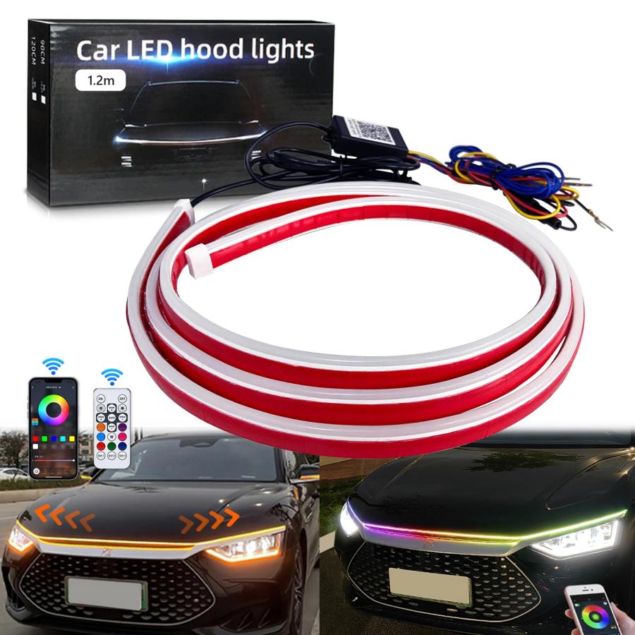 GZRUICA LED テープ フードライト LEDテープライト 流れるウインカー シーケンシャル 車用 防水 側面発光 極薄型 モ : OLC-store - 通販 - Yahoo!ショッピング