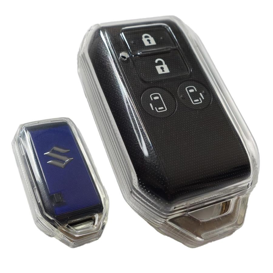 MKMC スマート キーケース カバー スズキ 新型 スペーシア ワゴンr ハスラー ジムニー シエラ ソリオ スイフト 対応 カスタム ア : OLC-store - 通販 - Yahoo ...