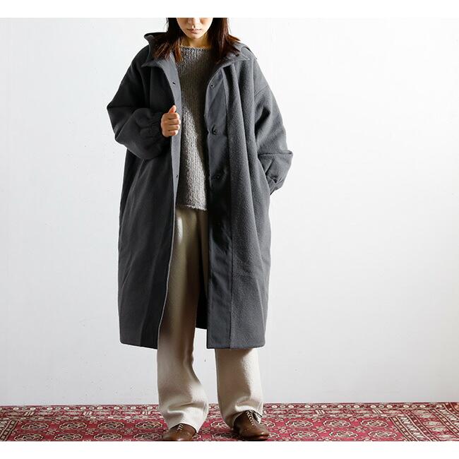 evam eva エヴァムエヴァ ウールパディングロングコート wool evam eva エヴァムエヴァ ウールパディングロングコート wool