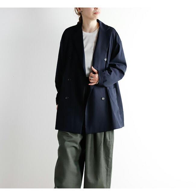 mizuiro ind ミズイロインド 3-230087 ダブルブレストシャツジャケット