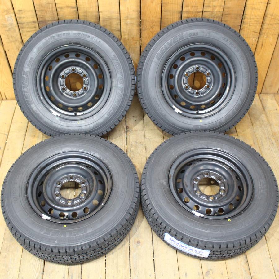 DELVEX 2024年製 TOYO 935 15インチ 200系 ハイエース 純正 新車外し ホイール 195/80R15 107/105N 新品 スタッドレスタイヤ 4本SET : イチ ...