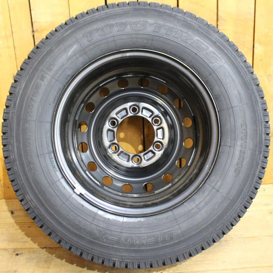 DELVEX 2024年製 TOYO 935 15インチ 200系 ハイエース 純正 新車外し ホイール 195/80R15 107/105N 新品 スタッドレスタイヤ 4本SET : イチ ...