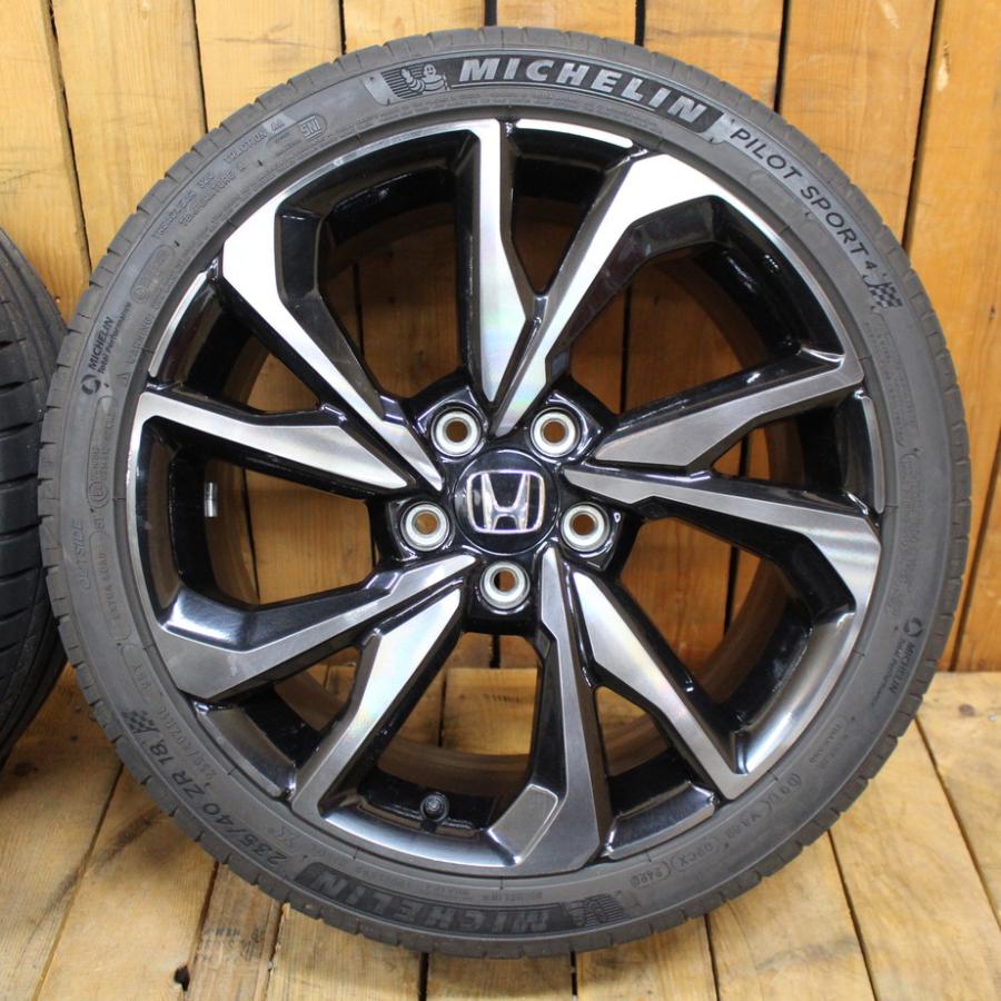 シビック HONDA ホンダ FK7 純正 18インチ ミシュラン パイロットスポーツ4 235/40R18 洗浄済み タイヤ ホイール 4本SET : イチハラタイヤワークスreuse店 ...