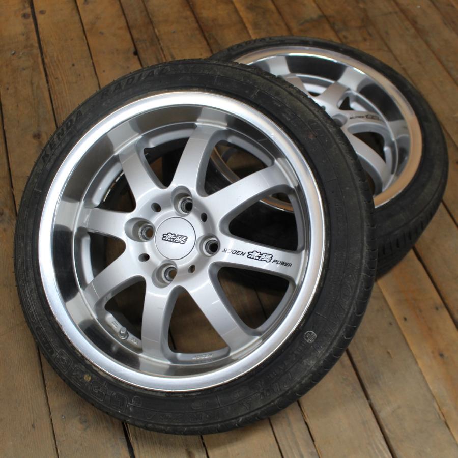 無限 HONDA ホンダ カスタム 軽自動車用 MUGEN NR 15インチ 6.5J+45 165/50R15 洗浄済 タイヤ ホイール 2本SET : イチハラタイヤワークスreuse店 ...