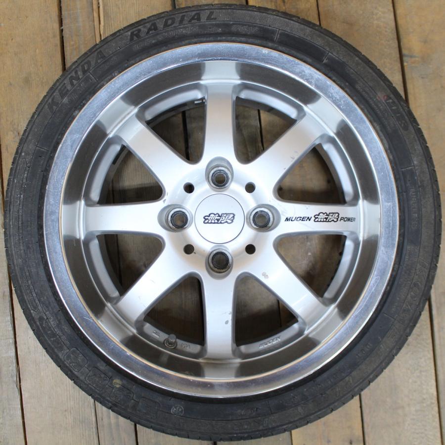 無限 HONDA ホンダ カスタム 軽自動車用 MUGEN NR 15インチ 6.5J+45 165/50R15 洗浄済 タイヤ ホイール 2本SET : イチハラタイヤワークスreuse店 ...