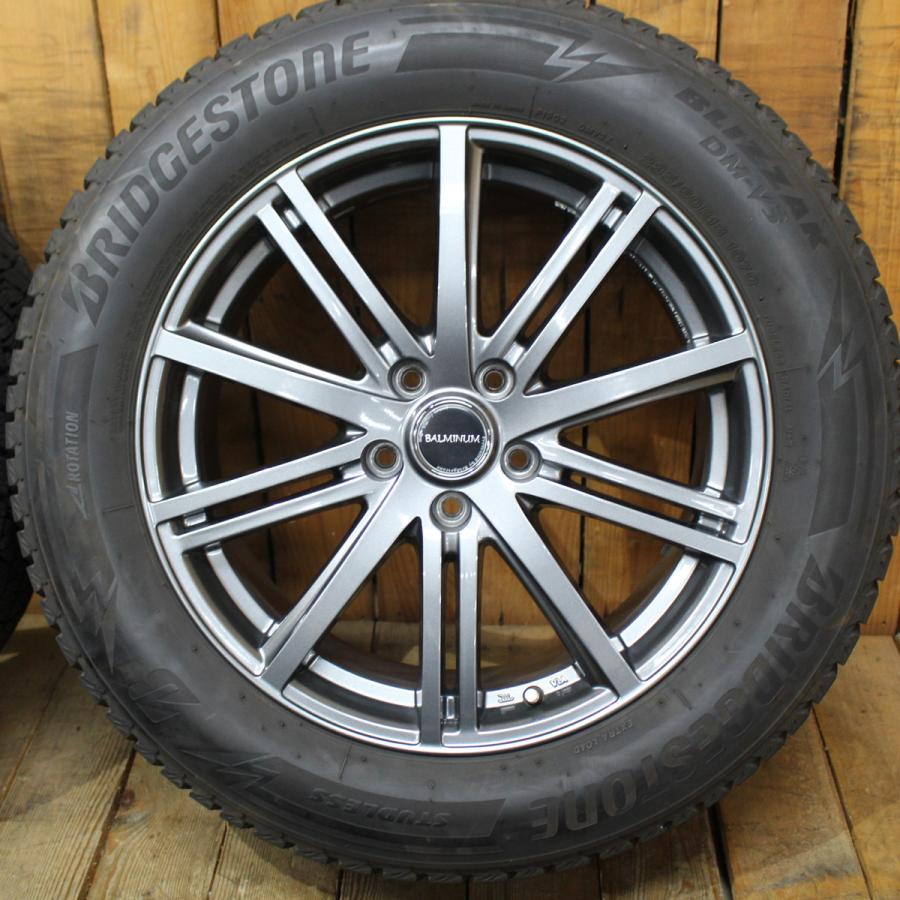 ハリアー レクサスRX NX CR-V CX-8 ムラーノ等 18インチ 2020年製 ブリヂストン DM-V3 235/60R18 スタッドレス タイヤ ホイール 4本SET ...