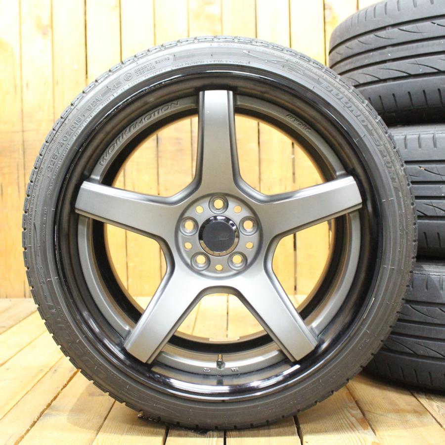 WORK ワーク エモーション T5R 2P ブロンズリム 18インチ 9J+38 PCD100 ルッチーニ 225/40R18 タイヤ ...