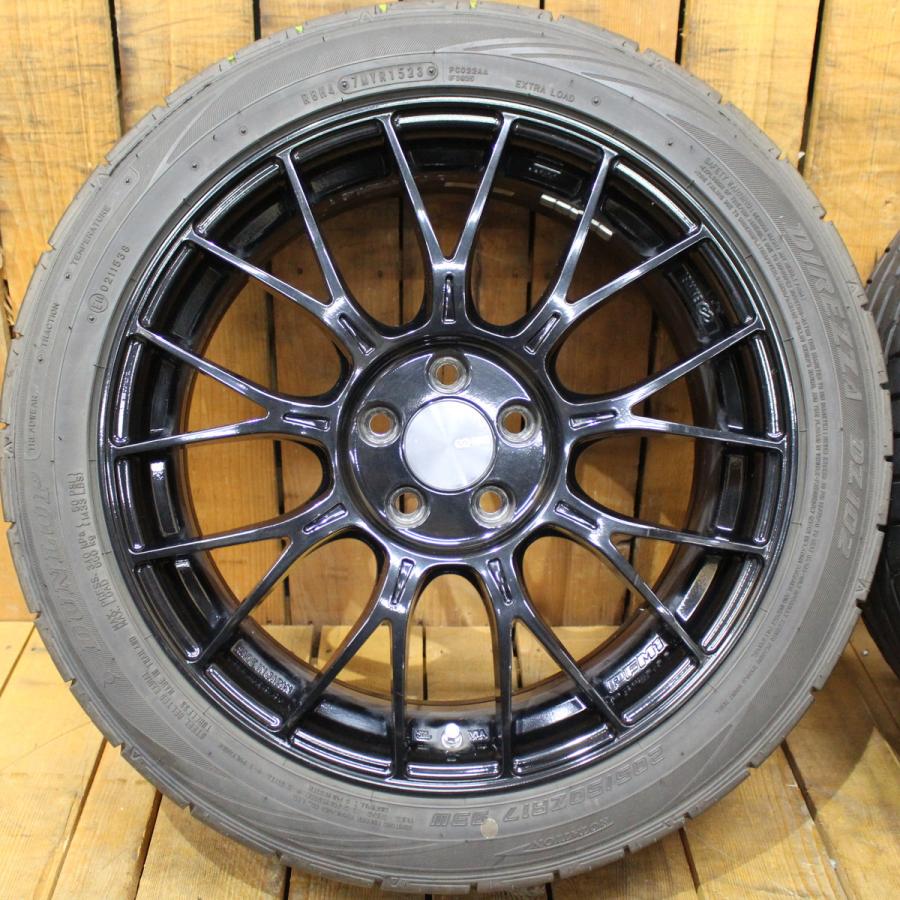 ENKEI インプレッサスポーツ プリウス ウィッシュ G4 86 等 エンケイ PFM1 17インチ ダンロップ 205/50R17 2023年製 タイヤホイール 4本SET : イチハラ ...