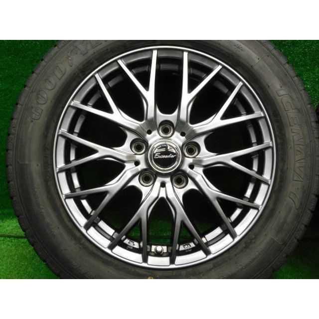 グッドイヤー 中古 ホイールタイヤ 4本 205/60R16 2022年製 8分山 エクシーダ E05 スタッドレス タイヤ アイスナビ7 : オールドギア Yahoo!店 - 通販 ...