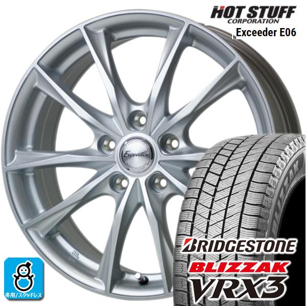 ブリザック 165/60R14 ブリヂストン VRX3 エクシーダ E06 スタッドレスタイヤホイール 新品 4本セット バランス調整済み : オールドギア - 通販 - Yahoo!ショッピング