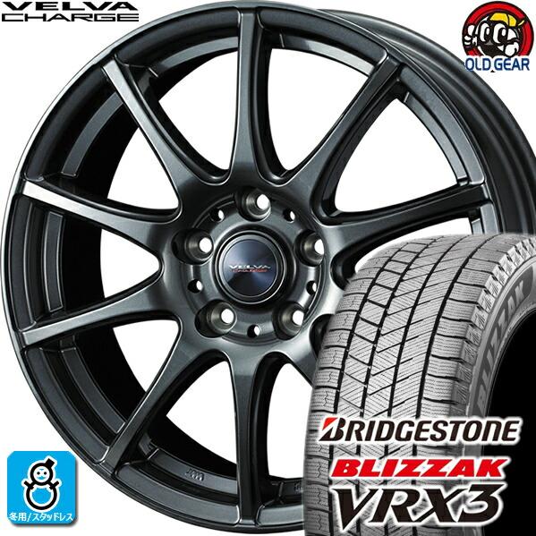 ブリザック 195/60R17 ブリヂストン VRX3 スタッドレスタイヤホイール 新品 4本セット ウェッズ 17インチ 5H100 ディープメタル : オールドギア - 通販 ...