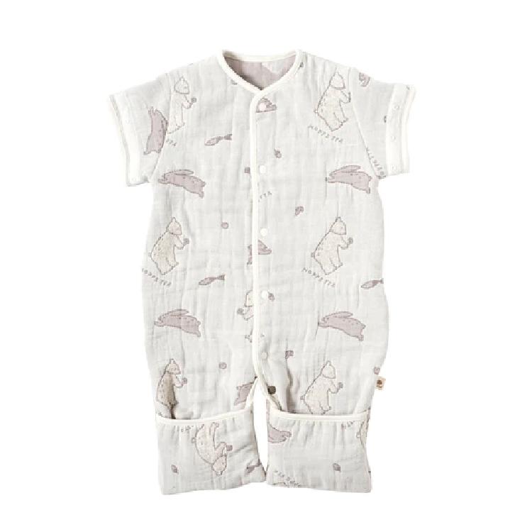 Hoppetta フィセル 6way スリーパー 購入特典 今治タオル ハンカチ付 6重ガーゼ ふくふくガーゼ ブラン 1年中使える 新生児 出産祝い 送料無料 : Litakara baby ...