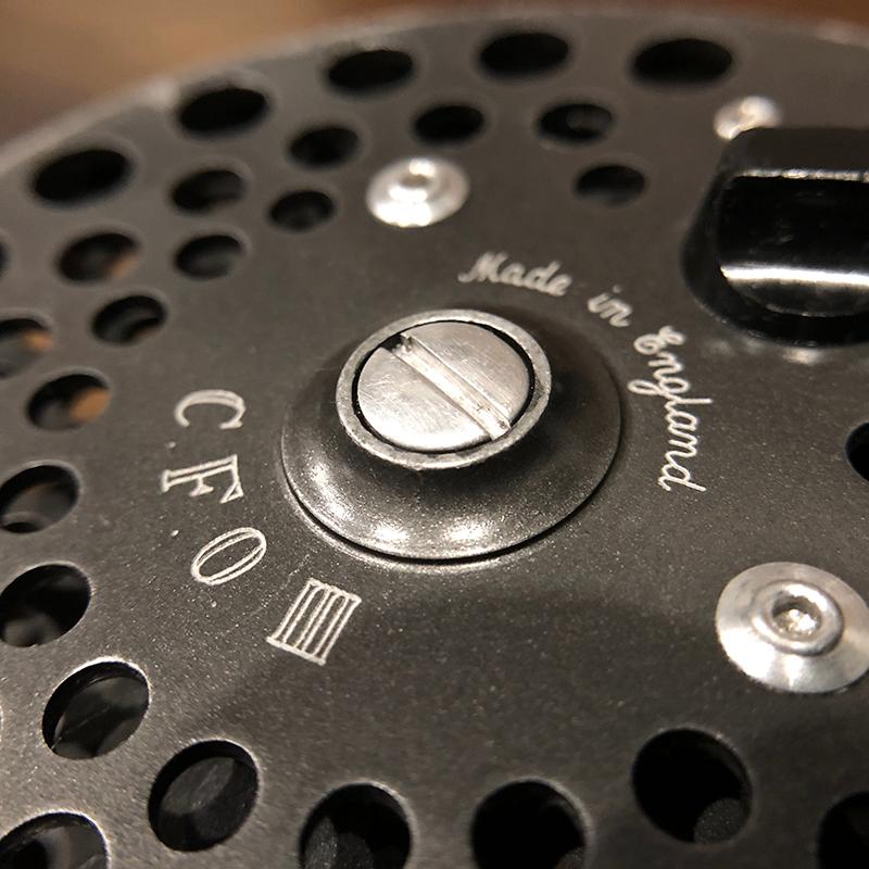 ORVIS Orvis CFO III Screw Back Early Fly Reel With Suede Leather Case オービス シーエフオー 3 スクリューバック ...