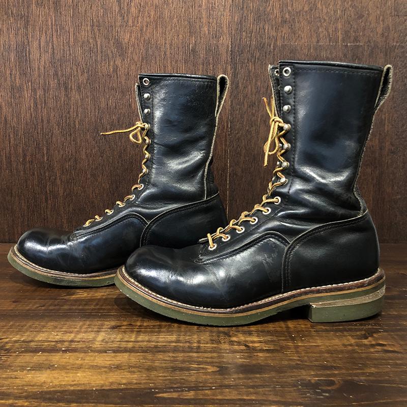 RED WING SHOES Redwing 919 Lineman Boots Black Chrome RED WING SHOES Redwing 919 Lineman Boots Black Chrome
