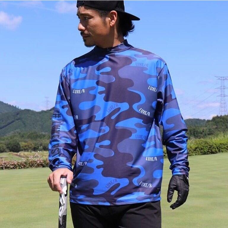 LUXE/R [ ] (3色) ラグジュ ストレッチ モックネック カモフラージュ柄 45243 : oleh-oleh - 通販 ...