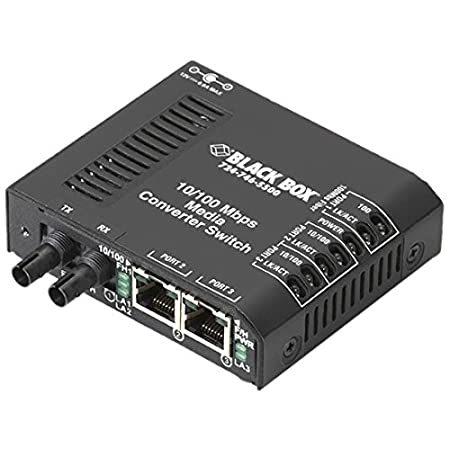 Black Box Corp Fast Ethernet Media Converter - 2 X Rj-45 1 X St Duplex ...