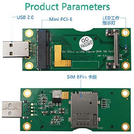 Mini PCI - E to USBアダプタSimカードスロット付きWWAN / LTEモジュール(並行輸入品) : b01emiobd2 : オーエルジー - 通販 - Yahoo!ショッピング