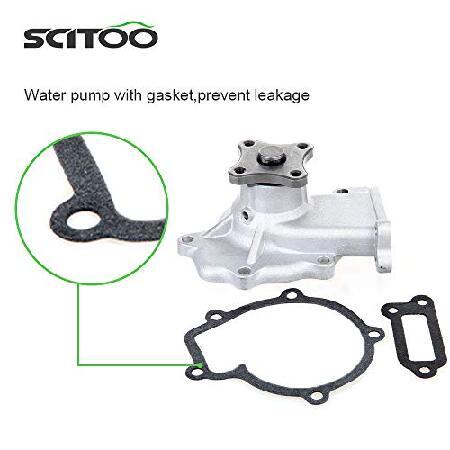 SCITOO AW9214 エンジンウォーターポンプ ガスケット付き 日産用 Sentra 200SX NX 1.6L用 : オーエルジー ...