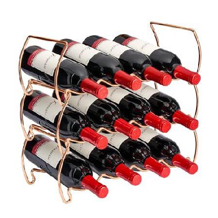 (Copper) - Sorbus 3-Tier Stackable Wine Rack Classic Style Racks for ...