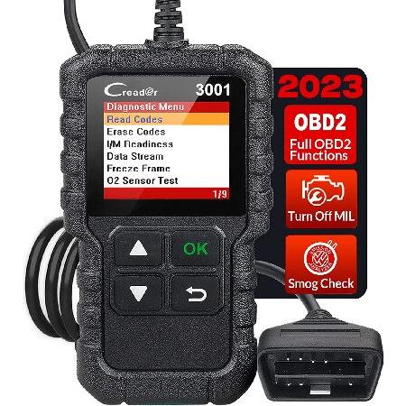 LAUNCH Creader 3001 OBD2スキャナー エンジン故障コードリーダーモード 6 CAN 診断スキャンツール すべてのOBDIIプロトコルカー用 1996年以降 : オーエル ...