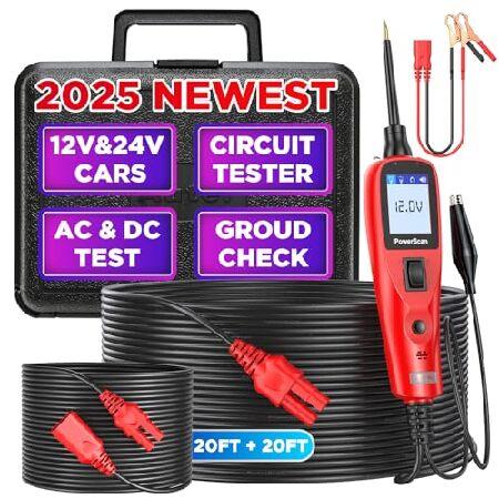 Autel Circuit Tester, PowerScan PS100 Automotive Tester 2025, 12-24V ...