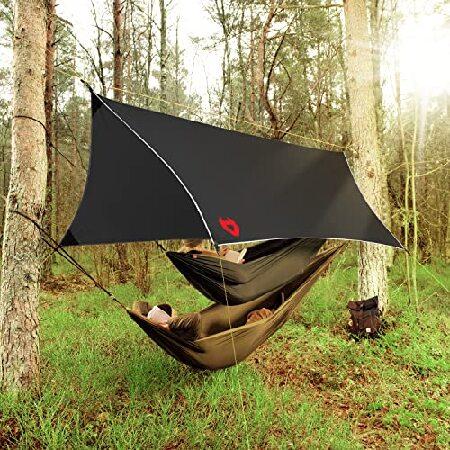 【並行輸入品】 Rain Fly EVOLUTION 12 x 10フィート キャンピングハンモックレインフライ 防水テントタープ ...